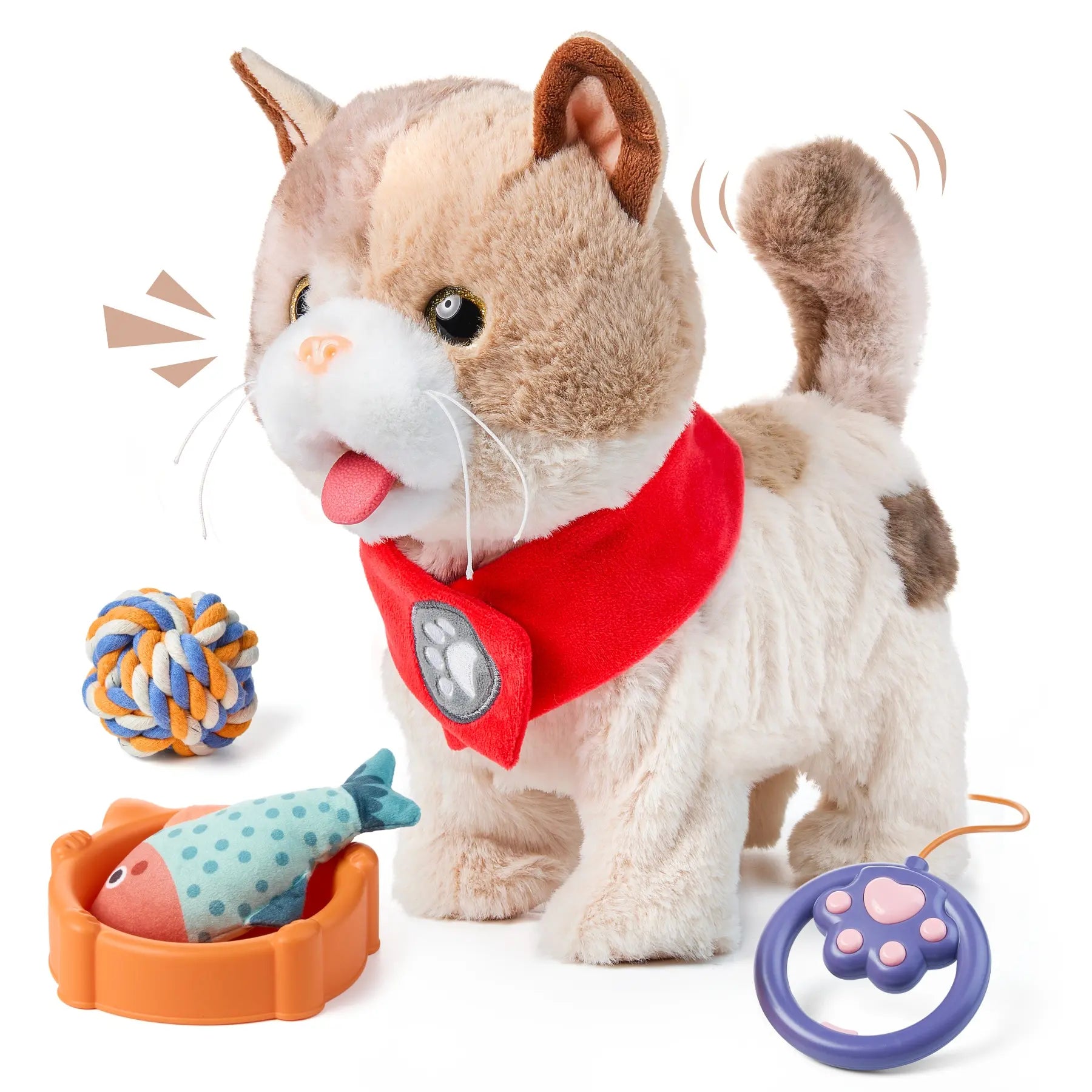 Walking toy cat store